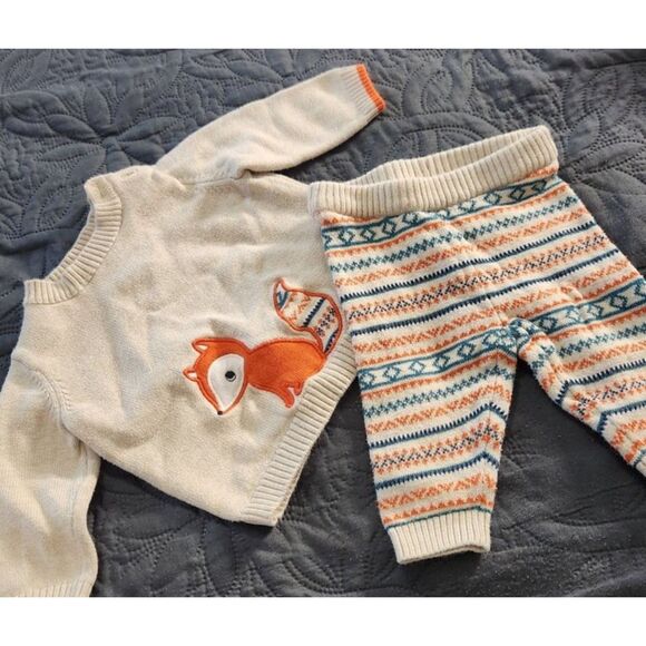 Gymboree | Matching Sets | Gymboree Baby Fox Sweater Knit Pants Set ...